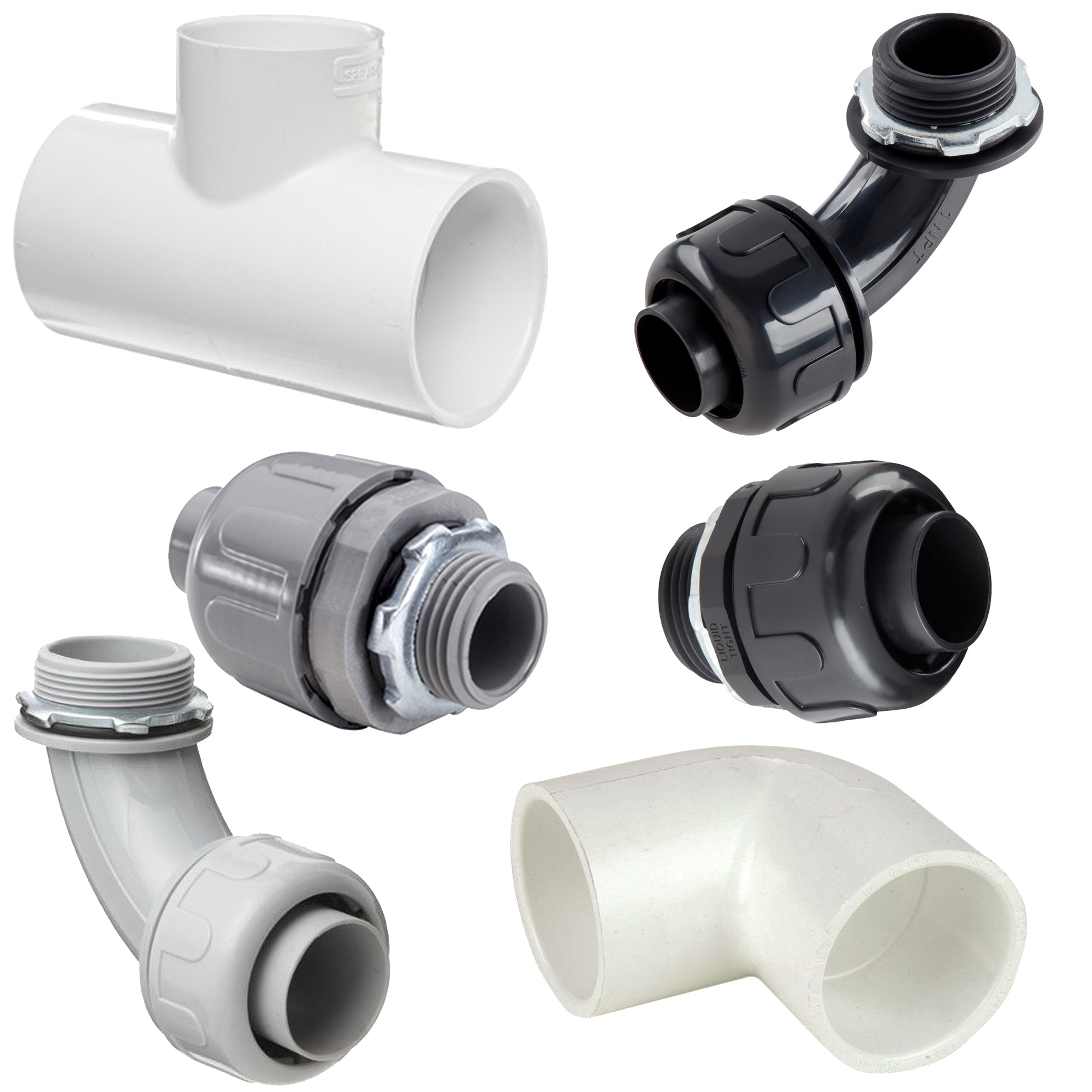 Sch 40, Liquid Tight and Lay Flat/Suction Hose Fittings – FlexiblePVC.net