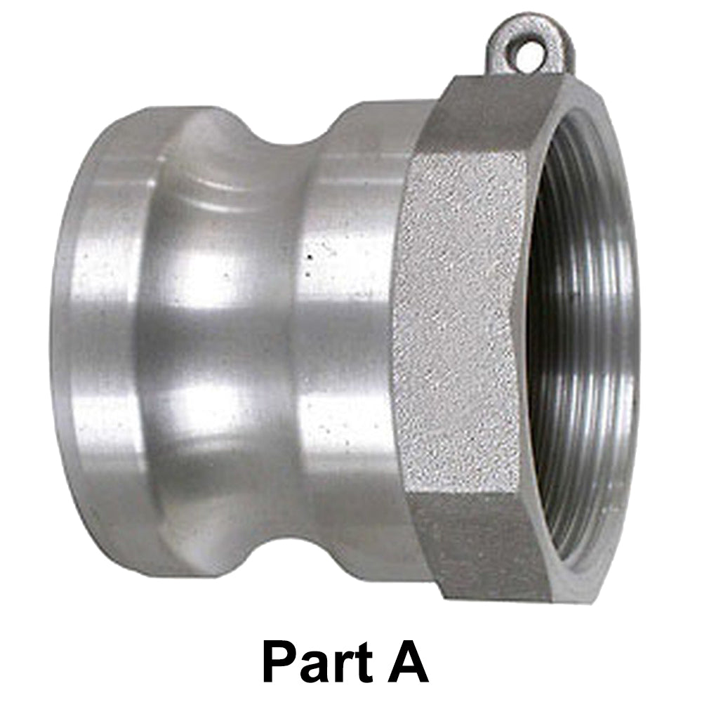Aluminum Part A Male Adapter x Female NPT – FlexiblePVC.net